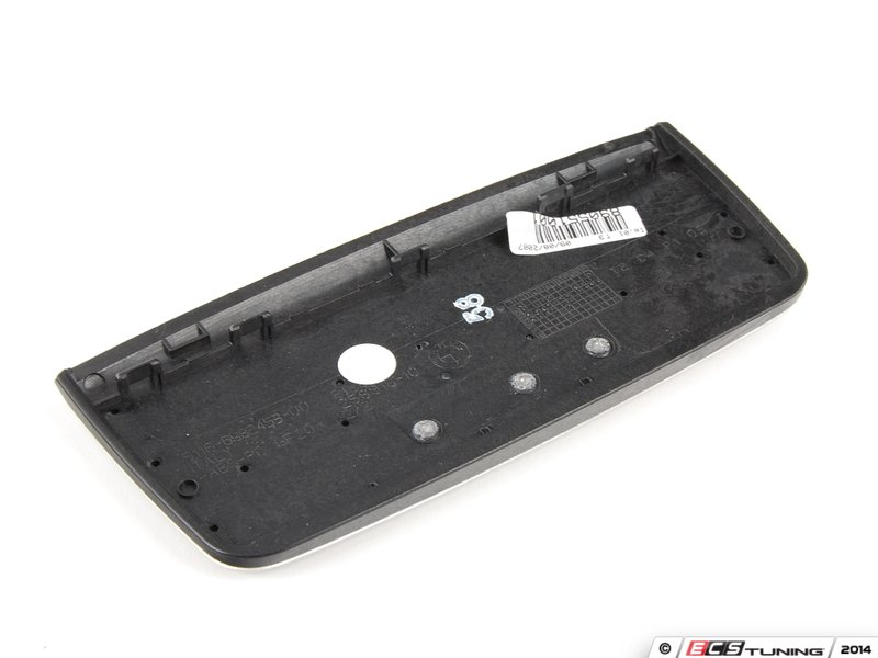 Genuine BMW - 51166951576 - Fine Brushed Aluminum Center Console Trim ...