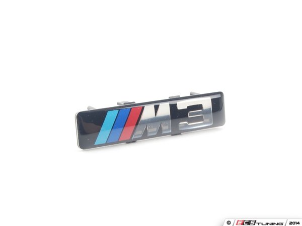 Genuine BMW - 72127900605 - E46 M3 M3 Fender Grille Emblem (72-12-7-900 ...