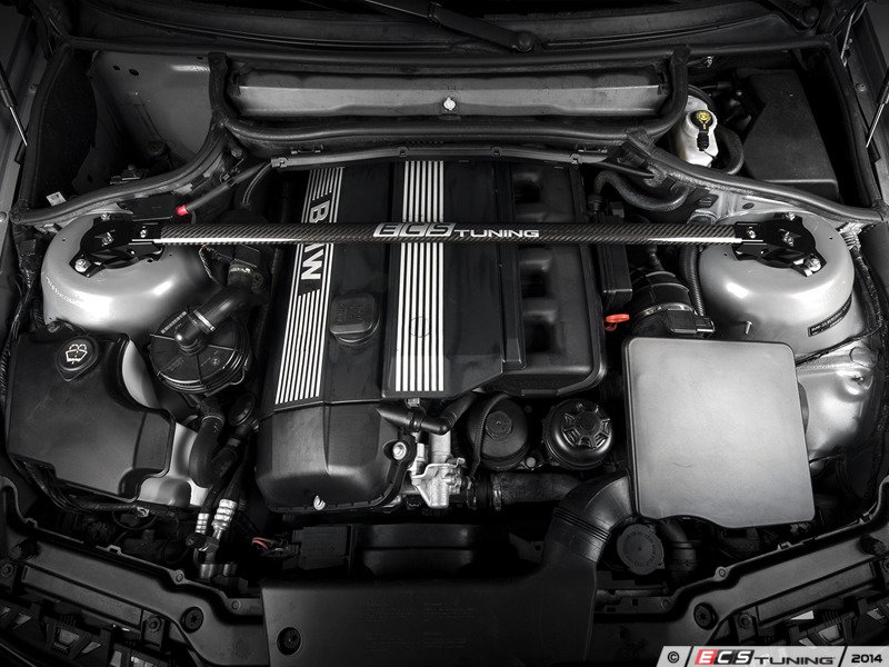 ECS - ecscf03bw03aceb - ECS Carbon Fiber Strut Bar Kit - Black