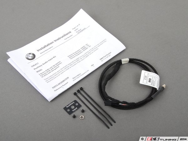 Genuine BMW - 82110149391 - Auxiliary Input Retrofit Kit - (NO LONGER ...
