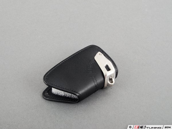 Genuine BMW - 82292344033 - Genuine BMW Black Key Case w/ Stainless ...