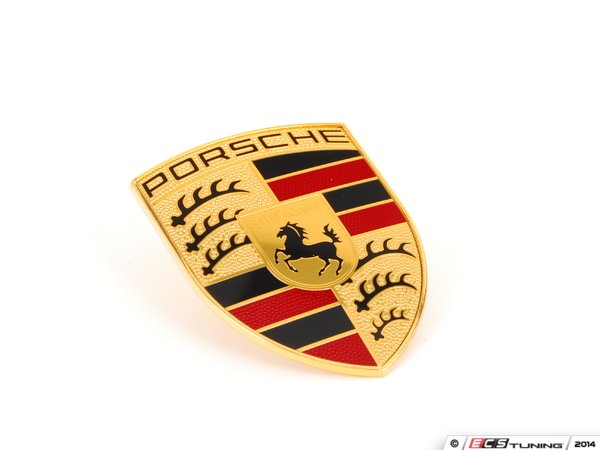 Genuine Porsche - 9P1853601 - Hood crest - Full Color