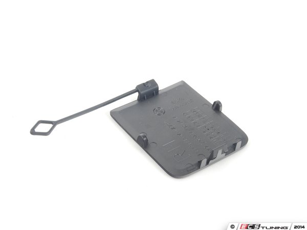 Genuine BMW - 51127303816 - E84 X1 Tow Hook Cover (Black) (51-12-7-303-816)