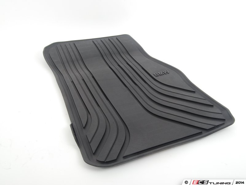 Genuine BMW - 51472210208 - Front Rubber Floor Mats - Black (51-47-2 ...