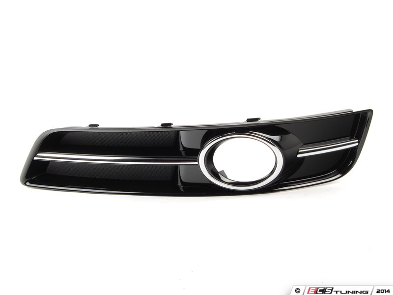 Genuine Volkswagen Audi - 8P0807681AAT94 - Fog Light Grille - glossy ...