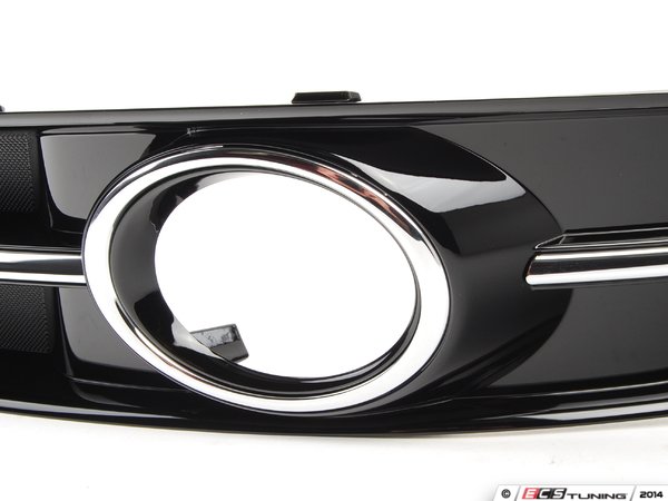 Genuine Volkswagen Audi - 8P0807681AAT94 - Fog Light Grille - glossy ...