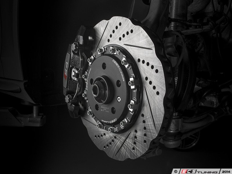 ECS - 003523ECS01A01KT - Front 2-Piece Tru-Float Scalloped Brake Rotors ...