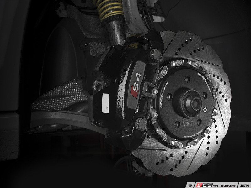 ECS - 003523ECS01A01KT - Front 2-Piece Tru-Float Scalloped Brake Rotors ...