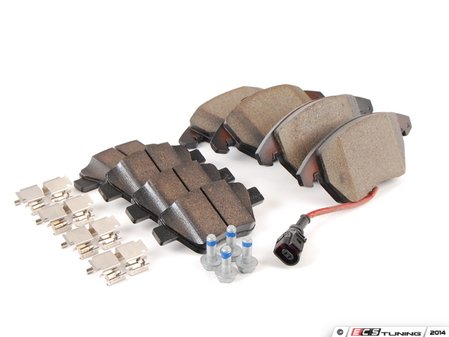 Genuine Volkswagen Audi - 3C0698151DKT1 - Front & Rear Brake Pad Kit ...