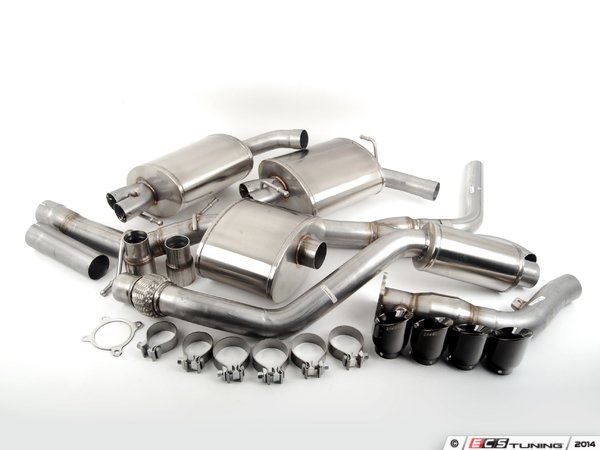 APR - FE100040B - 3" RSC Turbo-Back Exhaust - Dual Exit Dual Tips ...
