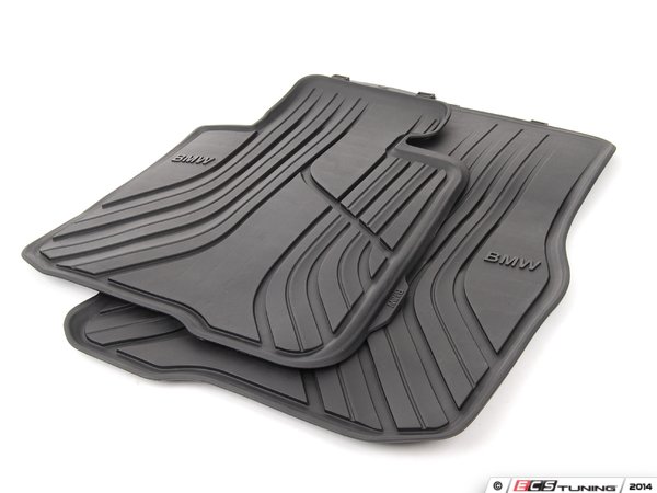 Genuine BMW - 51472348155 - Basic Line Rubber Floor Mat Set - Front (51 ...