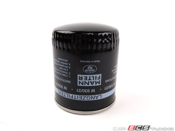 Mann - W930.21 - Oil Filter - Priced Each (078115561J)