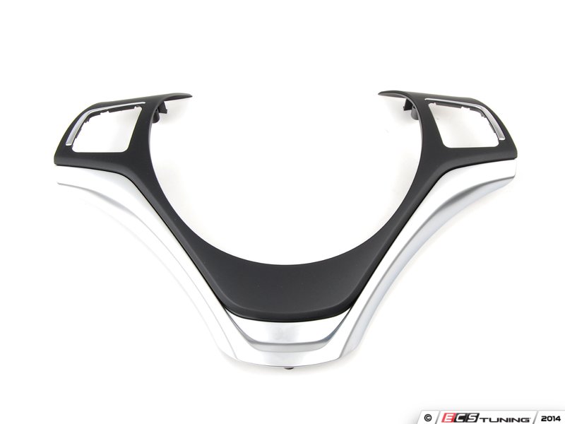 Genuine BMW - 32306853142 - Steering Wheel Trim Cover - Black/Chrome ...