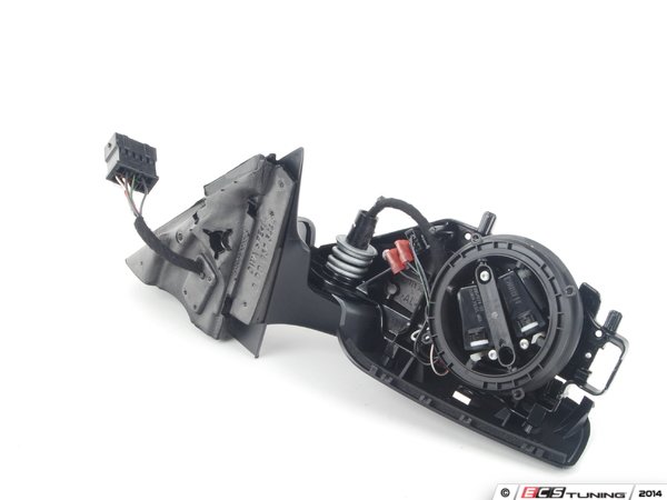 Genuine Volkswagen Audi - 8D1858532L3FZ - Mirror Assembly - Satin Black ...