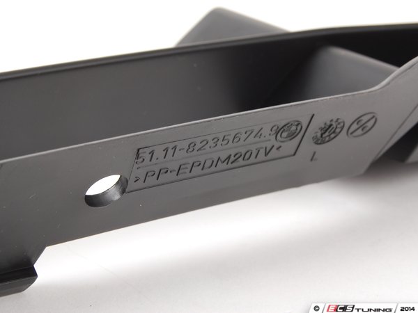 Genuine BMW - 51118235674 - Lower Bumper Grille - Left (51-11-8-235-674)