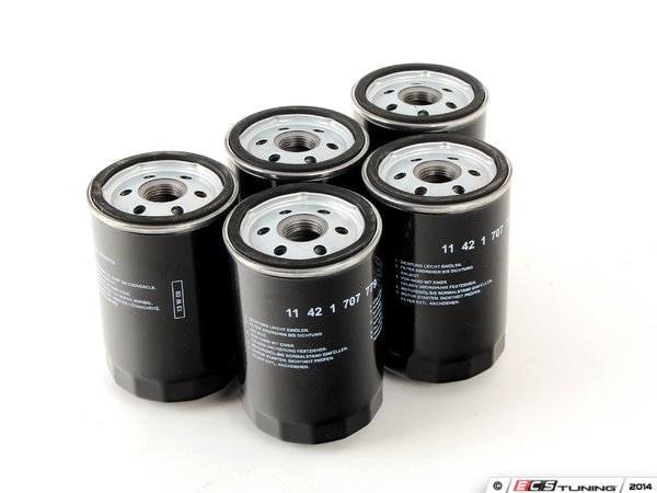 Genuine BMW - 11421707779KT - Oil Filter, Pack Of 5 - Stock Up And SAVE!