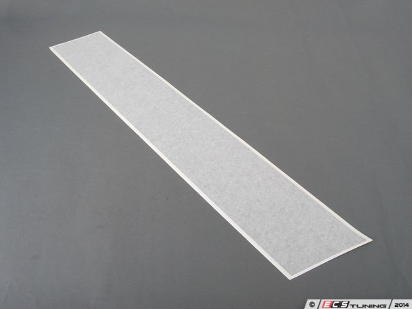 Genuine MINI - 51147281522 - Hood Stripe Right - Black with White Edges ...