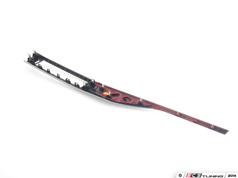 Genuine BMW - 51459231221 - Brushed Aluminum/Coral Red Dashboard Trim ...