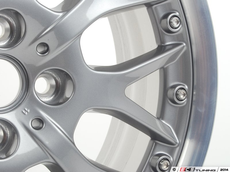 ECS News - R90 MINI 17" Cross Spoke Composite Anthracite Wheel Set