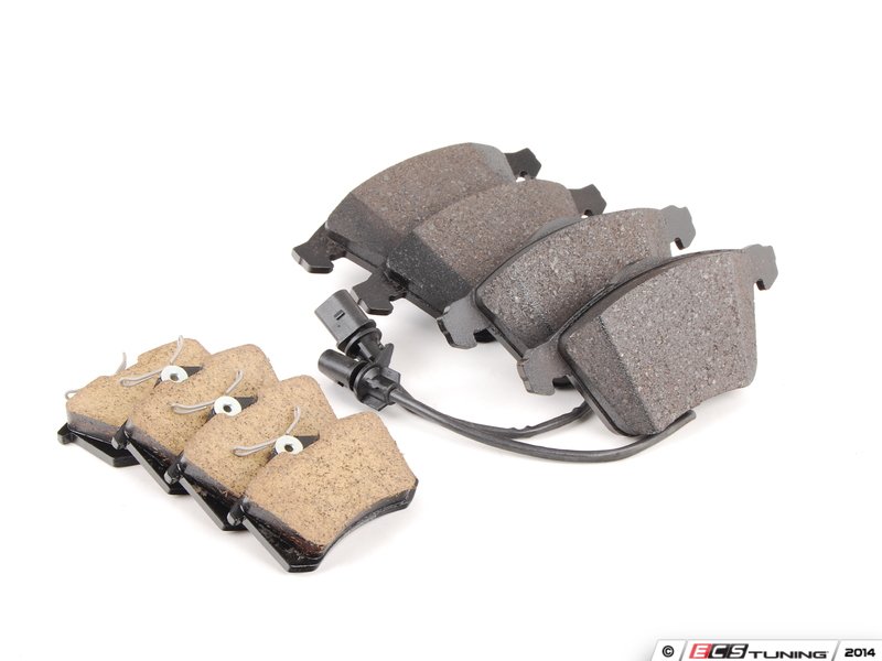 Genuine Volkswagen Audi - 4B0698151ADkt - Front & Rear Brake Pad Kit ...