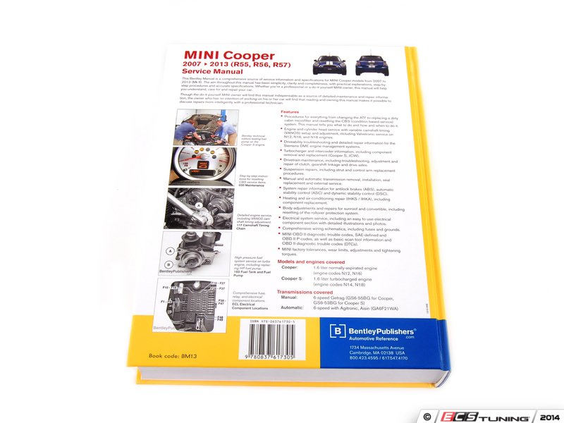 Bentley - BM13 - MINI R55, R56, R57 Cooper, Cooper S, JCW (2007-2013 ...