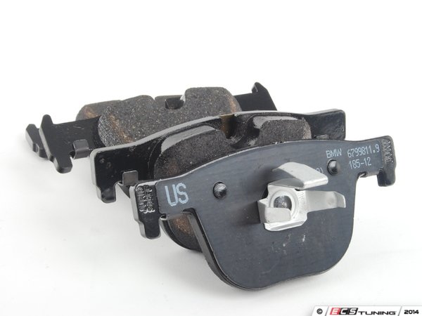 Genuine BMW - 34206799813 - Rear Brake Pad Set (34-20-6-799-813)