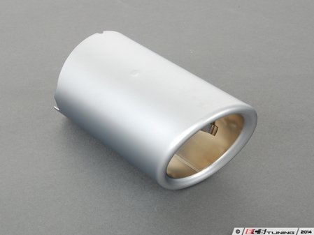 Genuine BMW - 18307577998 - Genuine BMW Flat Chrome Exhaust Tip (18-30 ...