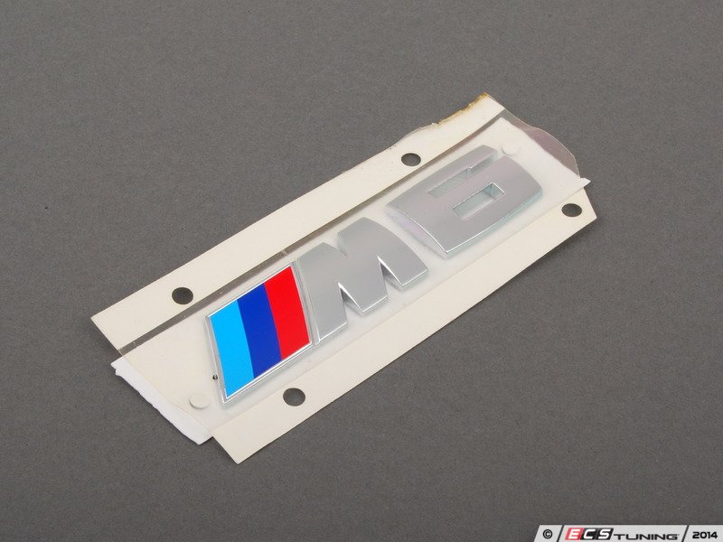 Genuine BMW - 51147898225 - M6 Rear Emblem (51-14-7-898-225)