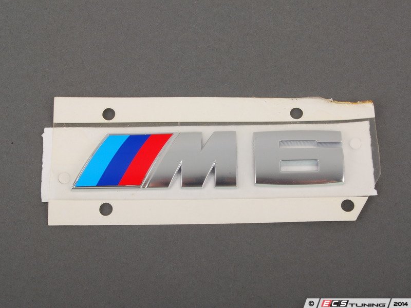 Genuine BMW - 51147898225 - M6 Rear Emblem (51-14-7-898-225)