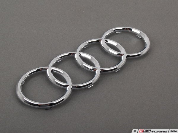 Genuine Volkswagen Audi - 8N0853605 - Audi Chrome Emblem - Front - (NO ...