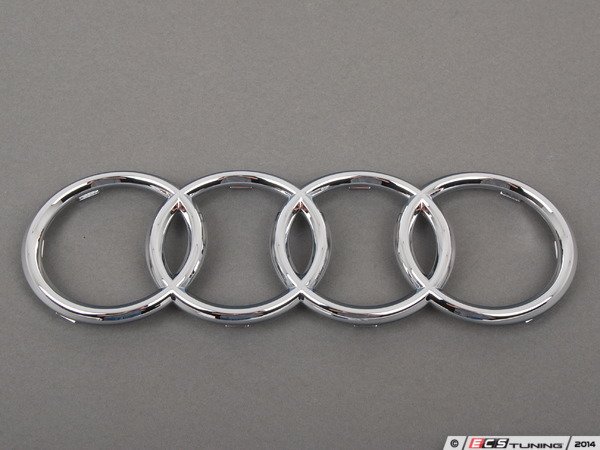 Genuine Volkswagen Audi - 8N0853605 - Audi Chrome Emblem - Front - (NO ...