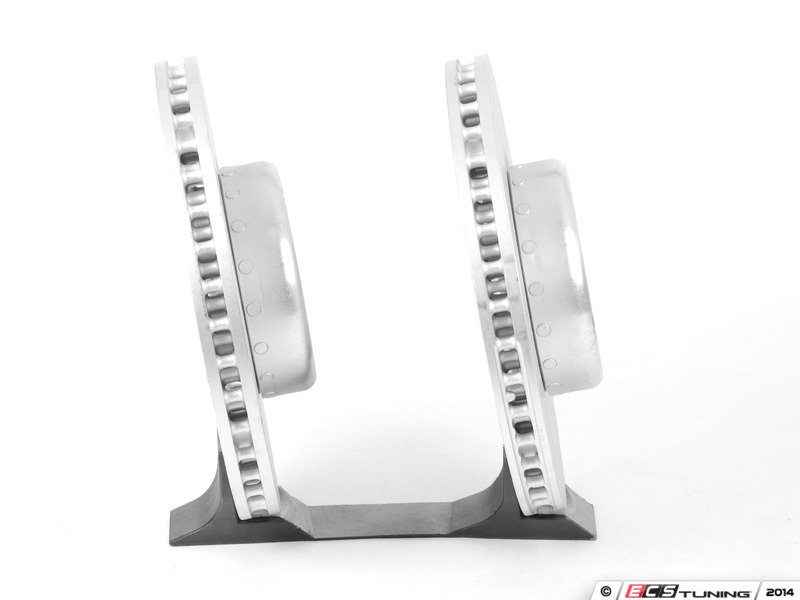 Genuine BMW - 34106797602kt - Front Cross Drilled & Slotted Brake ...