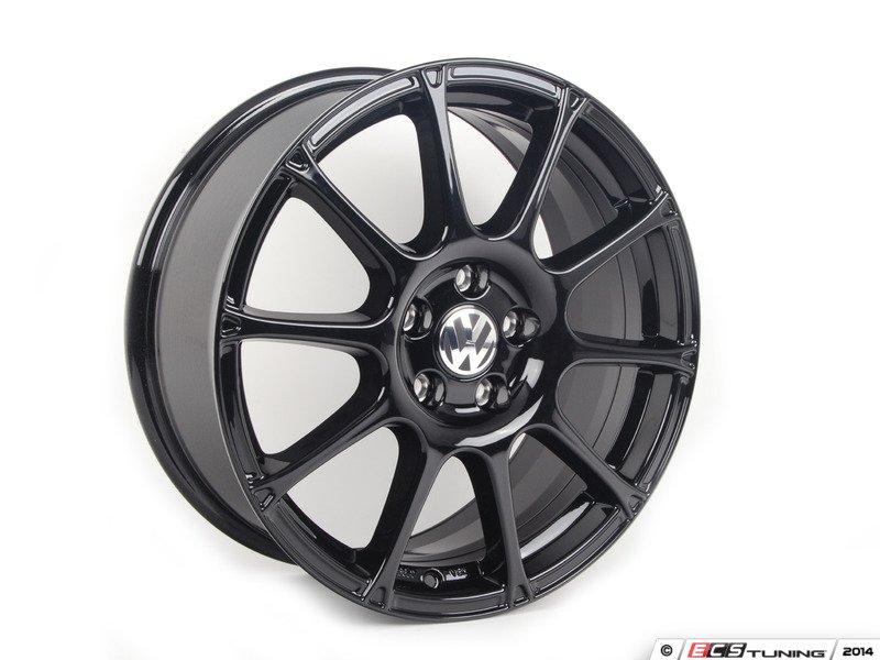 Genuine Volkswagen Audi - 5K0071498AAX1 - 18" Motorsport Wheel - Black ...