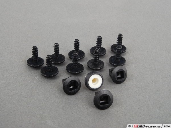 Genuine Volkswagen Audi - N10354602KT1 - Rear Fender Liner Hardware Kit ...