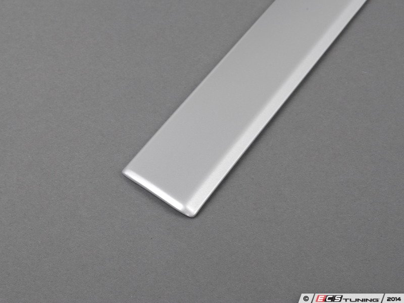 Genuine Porsche - 955559283024W9 - Front Door Moulding - Satin Aluminum