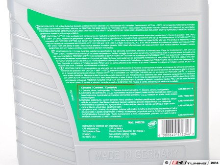 Pentosin - CHF11S5 - Hydraulic / Power Steering Fluid - 5 Liter