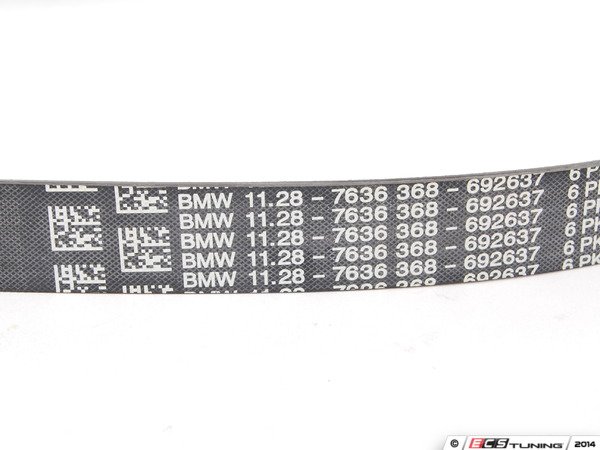 Genuine BMW - 11287636368 - A/C Compressor/Water pump Belt (11-28-7-636 ...