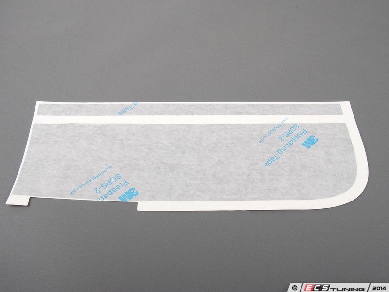 Genuine MINI - 51142184356 - Trunk Lid Stripes - Black (51-14-2-184-356)