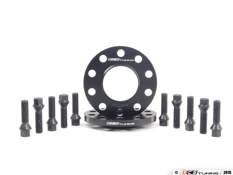 ECS - ECS#263KTWB1 - BMW 12.5mm Front Wheel Spacers & ECS Conical Seat ...