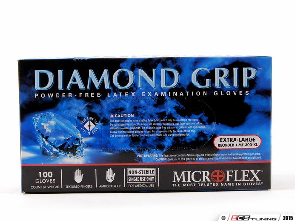 Microflex - MF300XL - Diamond Grip Latex Gloves - X Large