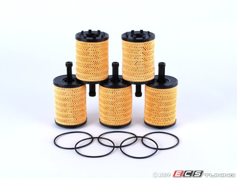 Genuine Volkswagen Audi - 071115562C - Oil Filter - 5 Pack (071 115 562 C)