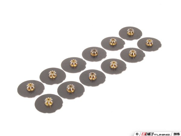 Genuine Volkswagen Audi - 4H0698231 - Brake Pad Damping Plate kit (4H0 ...