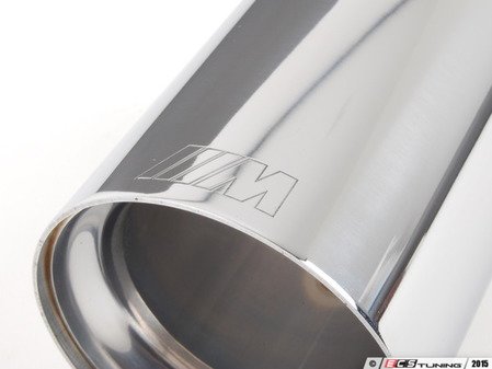 Genuine BMW M Performance - 18302354364 - Chrome Finish M Performance ...