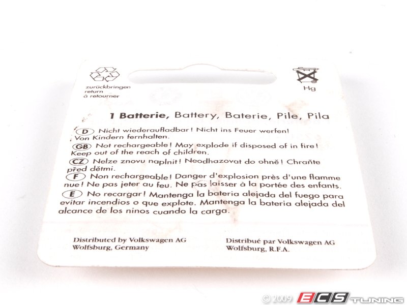 Genuine Volkswagen Audi - N90262401 - Microcell Battery - Priced Each ...