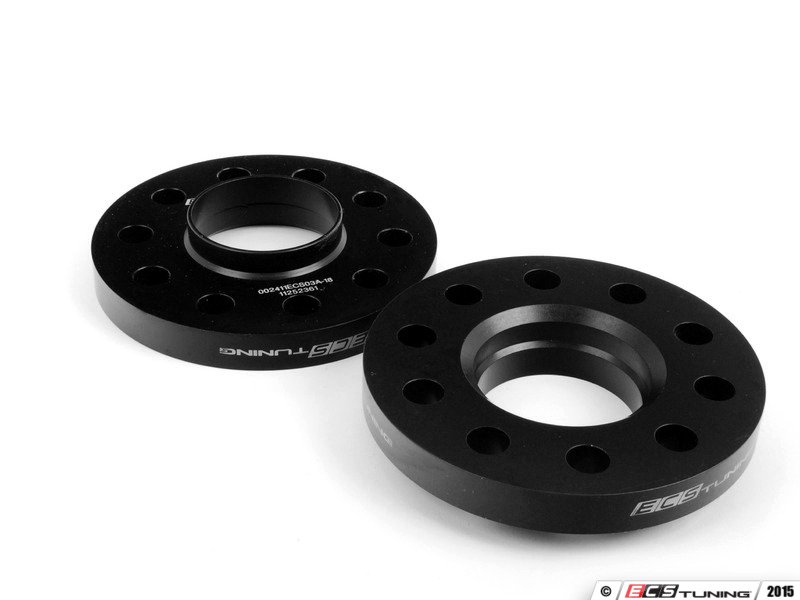 ECS - 006169ECS01KT1 - RS7 Wheel Spacer Flush Fit Kit - Black Bolts