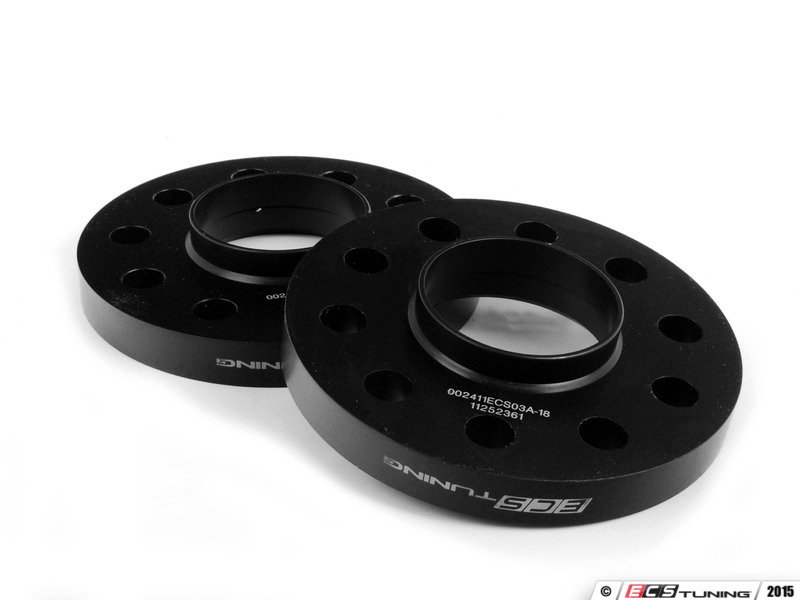ECS - 006169ECS01KT1 - RS7 Wheel Spacer Flush Fit Kit - Black Bolts
