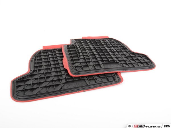 Genuine BMW - 51472297427 - F22 rear Rubber Floor Mats - Black (51-47-2 ...