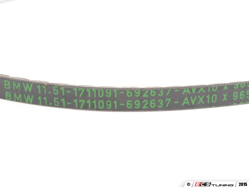 Genuine BMW - 11511711091 - Drive Belt - Alternator (11-51-1-711-091)