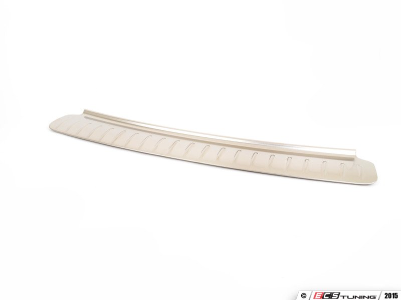 Genuine Porsche - 95550578700 - Rear Bumper Trim - Brushed Stainless
