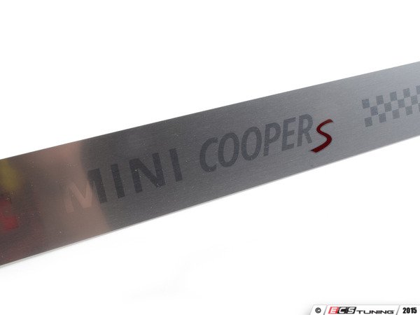 Genuine MINI - 51477406649 - Cooper S Logo Door Sill For Rocker Panel ...
